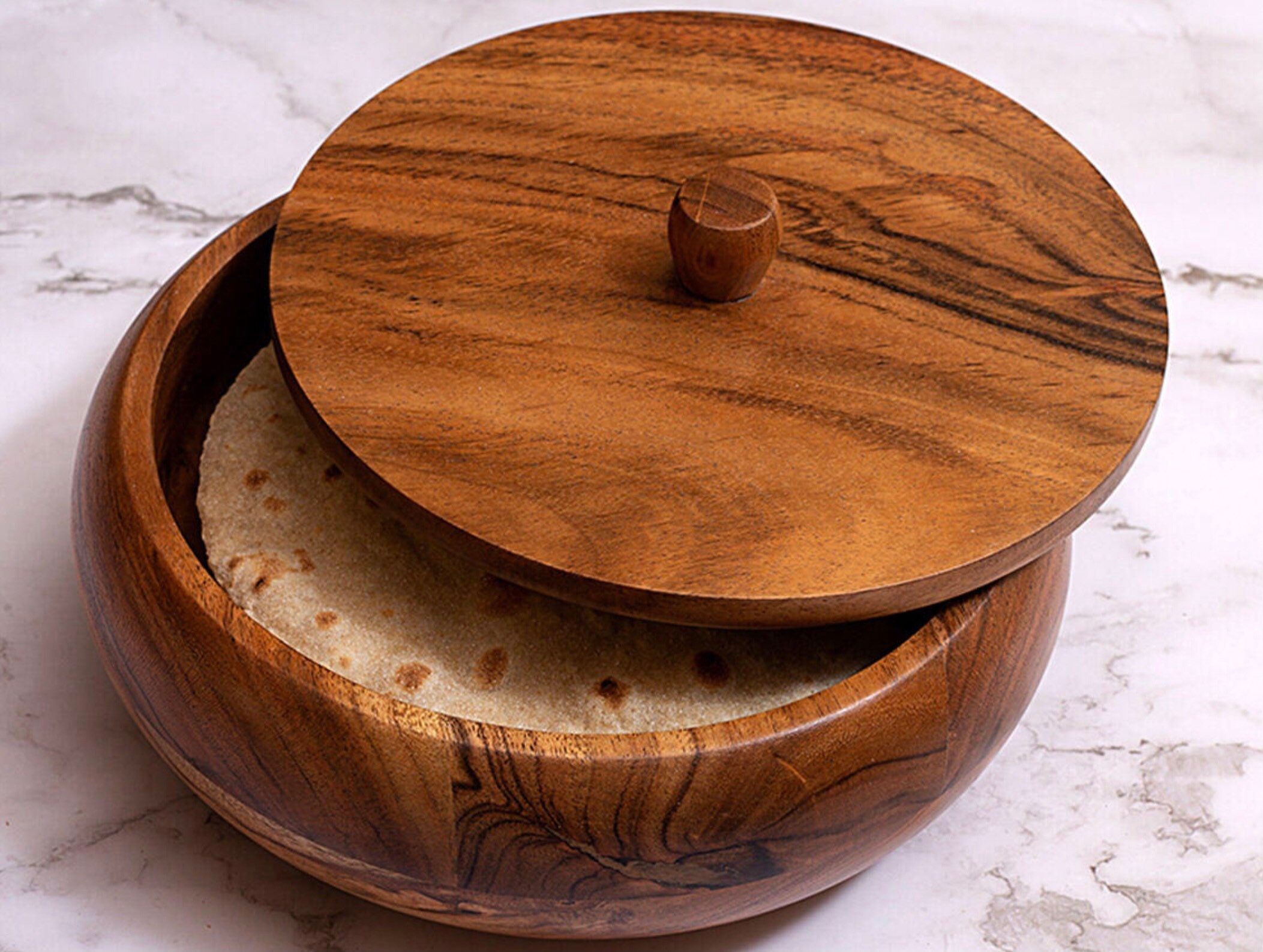 Home & Living tortilla case roti box chapati box casserole Roti keeper ...