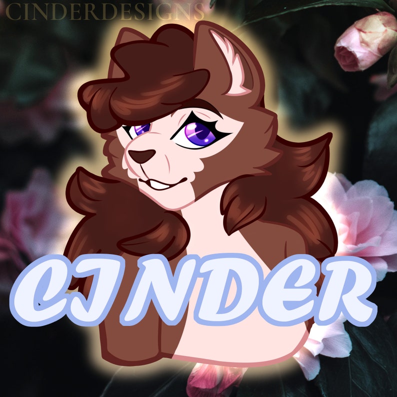 Fursona Headshot/pfp/icon/badge Commission Custom Digital Furry Art - Etsy