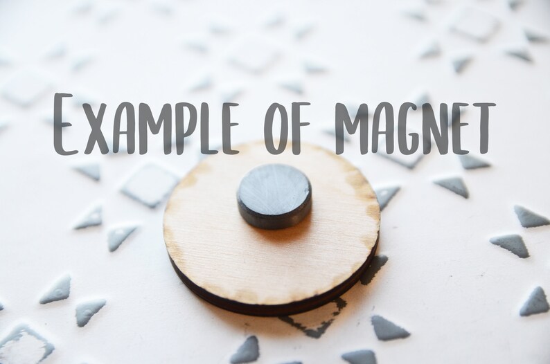 Set of 4 Mini Hello Magnets Kitchen Magnet Set Laser - Etsy