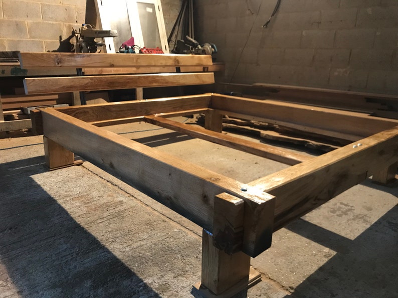 Bespoke Soild Oak Bed - Etsy