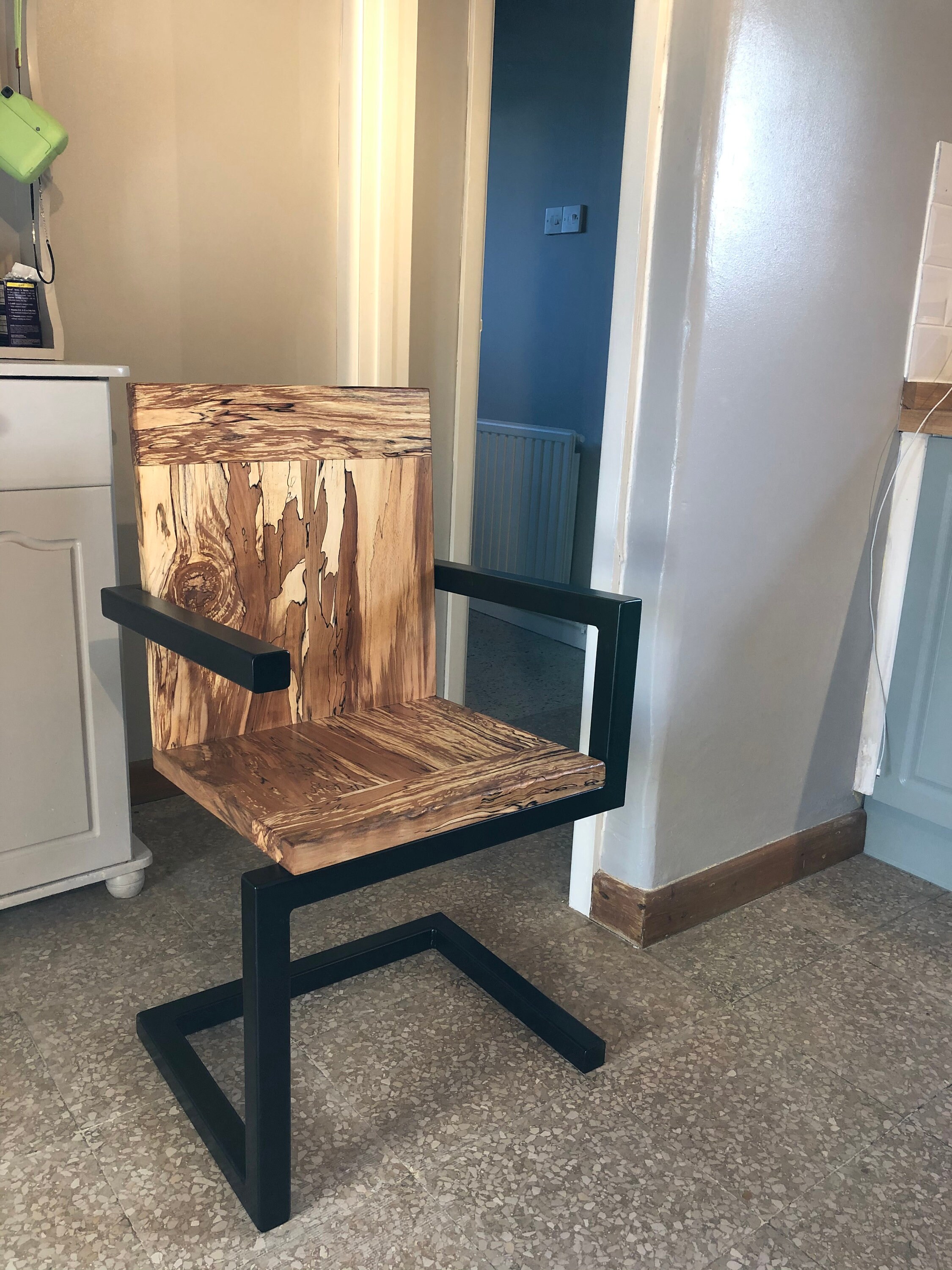 Spalted Beech Stand Alone Chair. - Etsy