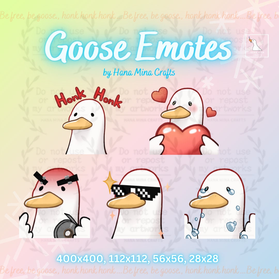 Goose Emotes - Etsy
