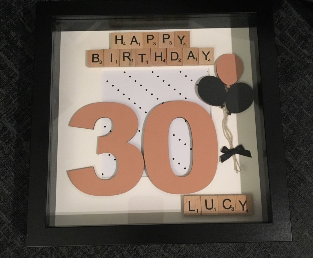30th Birthday Frame - Etsy