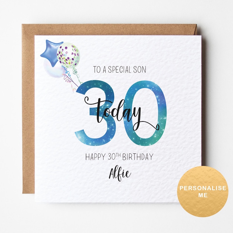 30 Birthday Card Men's - Etsy UK