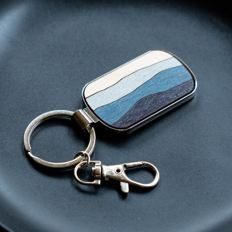 Mountain Keychain - Etsy