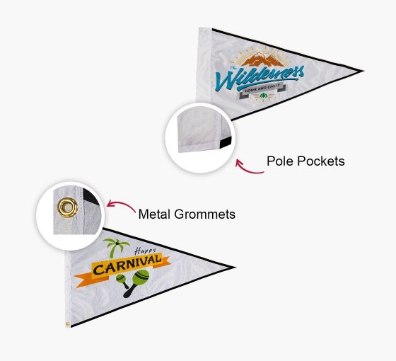 Triangle Flag Custom Triangle Flag FREE SHIPPING | Etsy