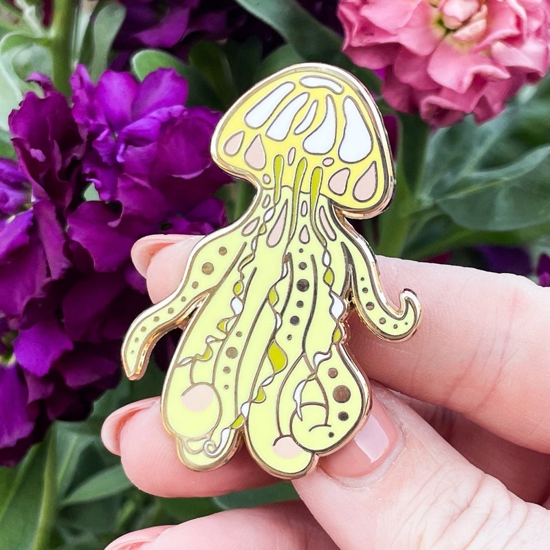Jellyfish Pin - Etsy