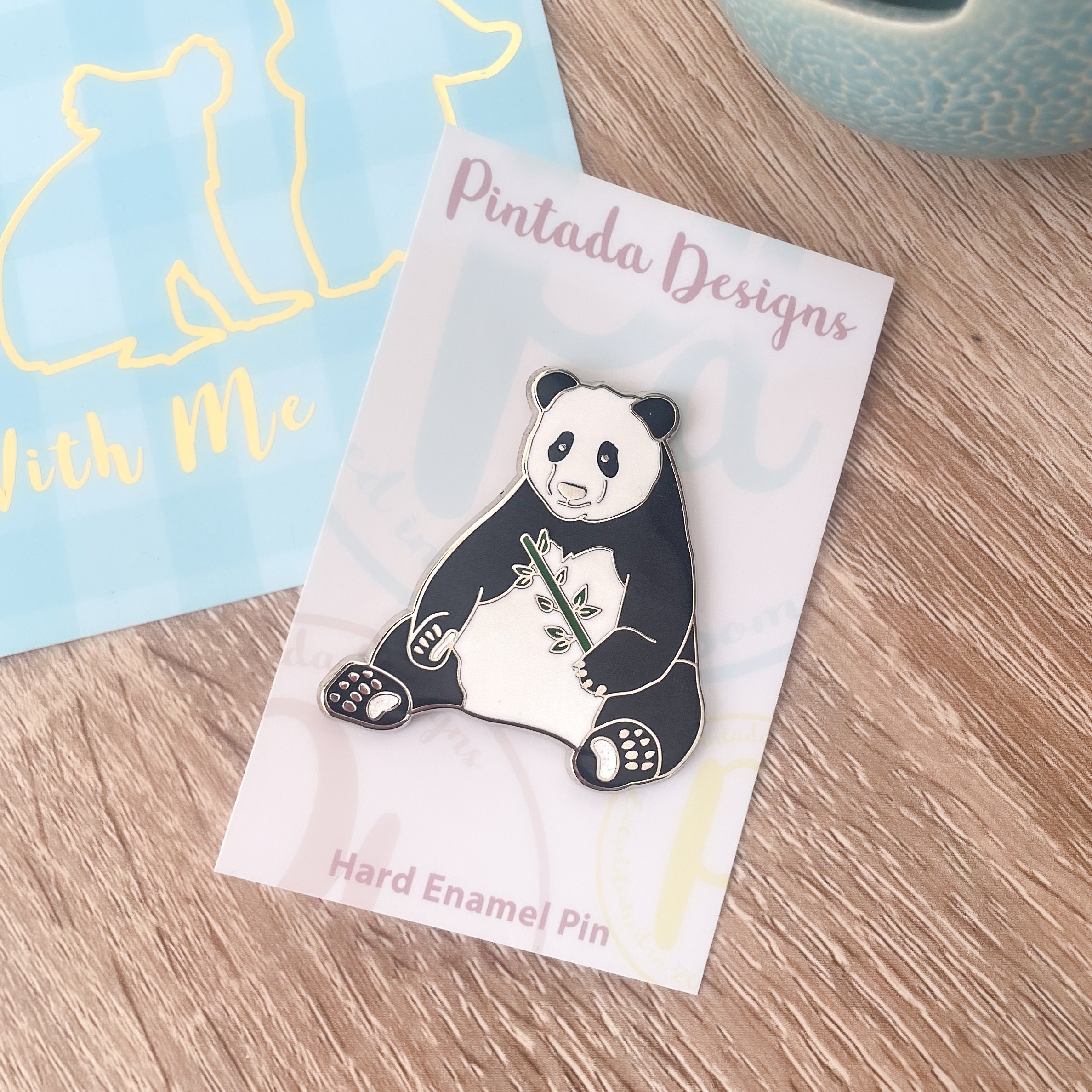 Giant Panda Enamel Pin Paddy the Panda Enamel Pin Lapel Pin Hard Enamel ...