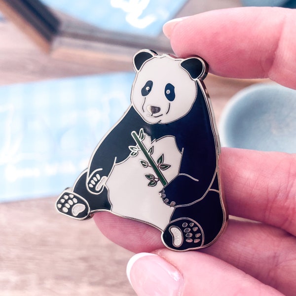 Panda Enamel Pin - Etsy