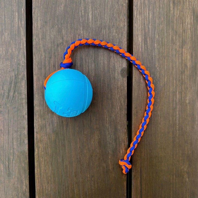 Ball on Rope Dog Toy - Etsy