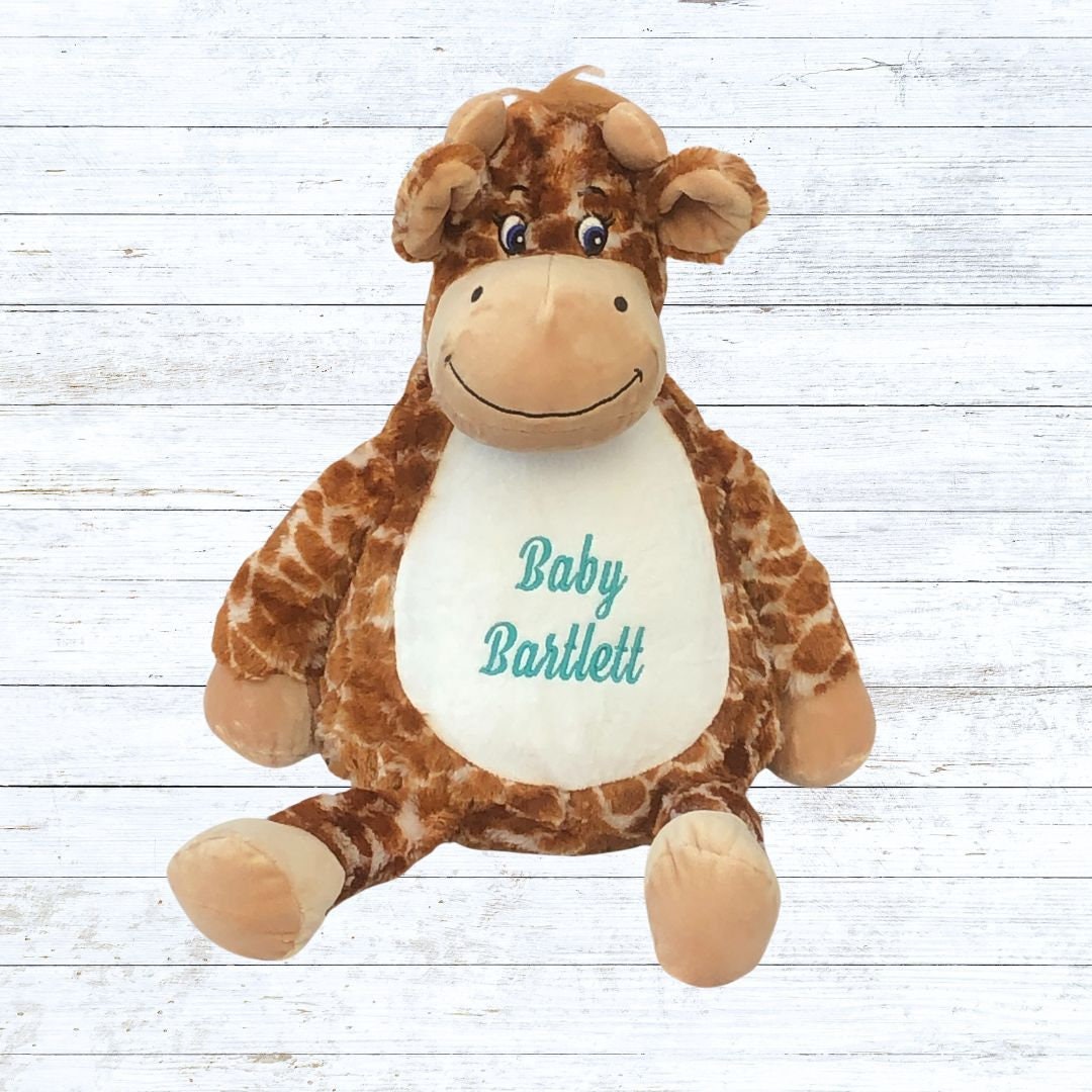 Customized Embroidered Teddy Bear: Personalized Newborn Gift, Birth ...