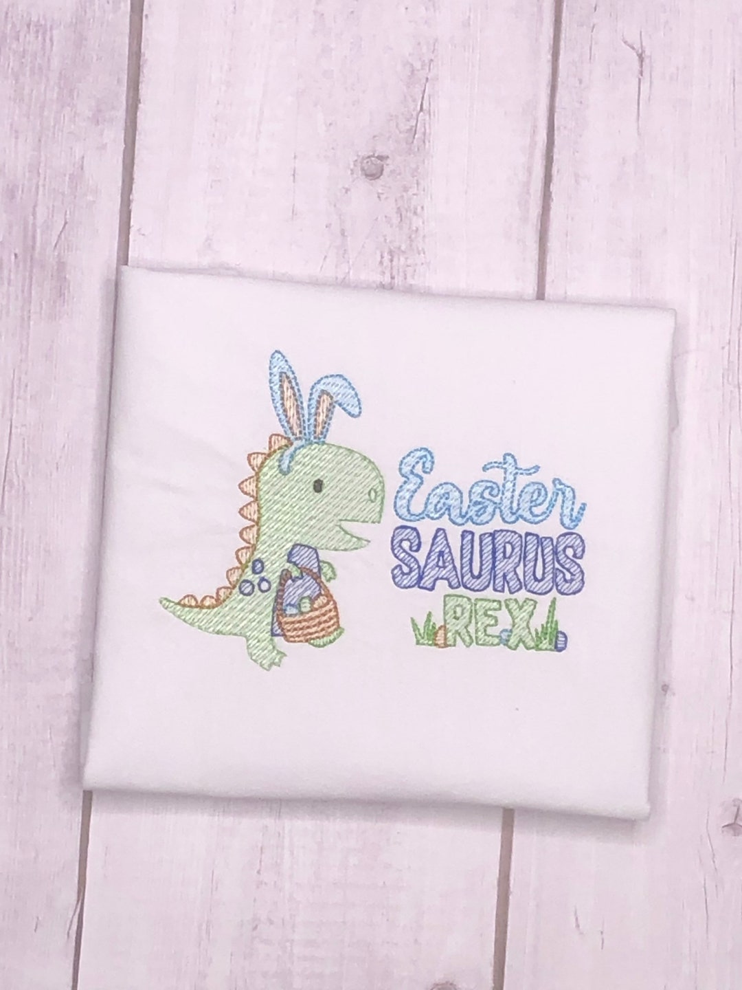Personalised Easter Saurus Rex Shirt Boy, Boys Easter Shirt, Easter ...