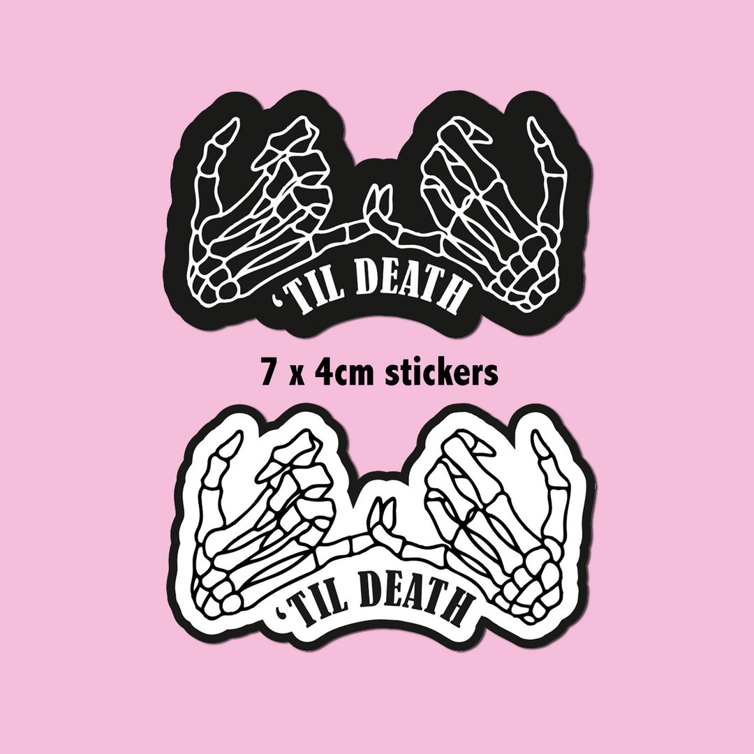 Til Death Stickers for Wedding Favors, Pinky Promise Stickers, Infinity ...