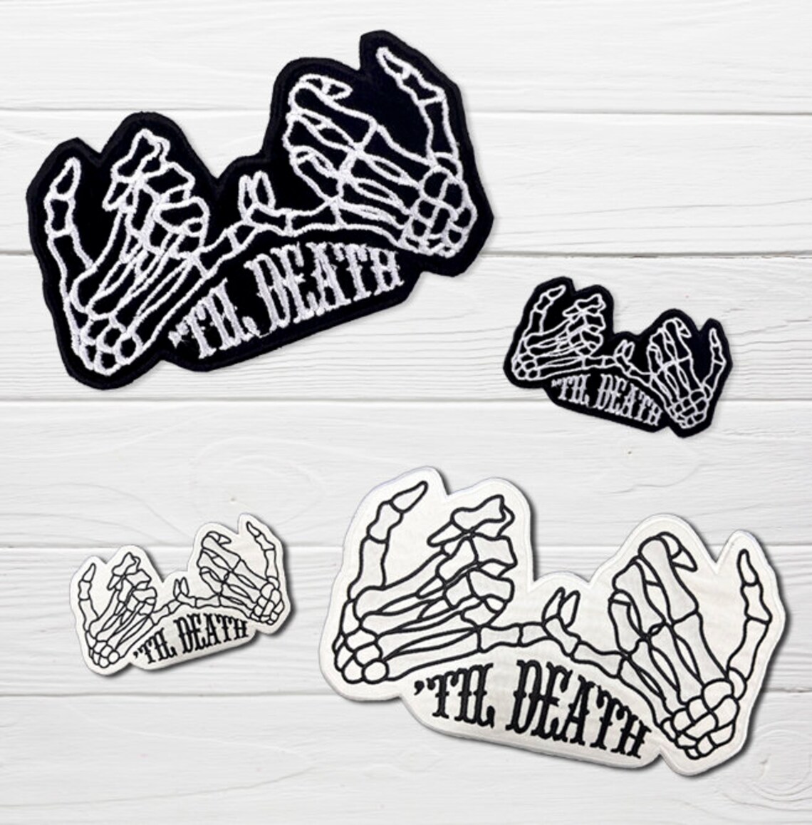 Till Death Iron-on Patch Pinky Promise Embroidered Patch - Etsy