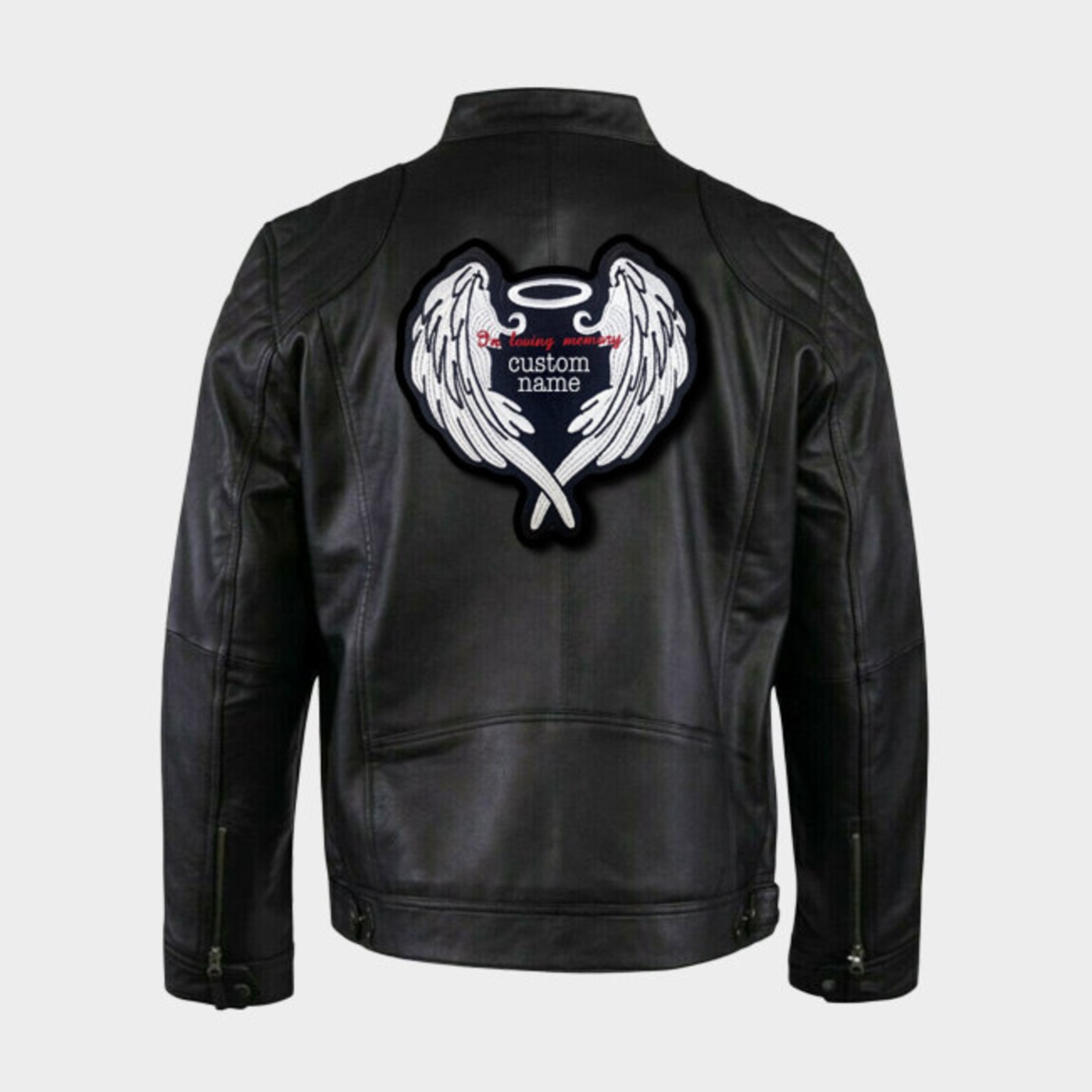 Custom Memory Angel Patch, Wings Embroidered Patch for Jackets, Vests ...