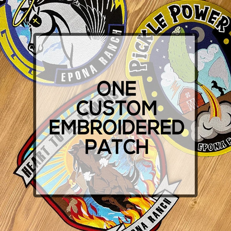 Personalized Logo Embroidery Patch - Etsy