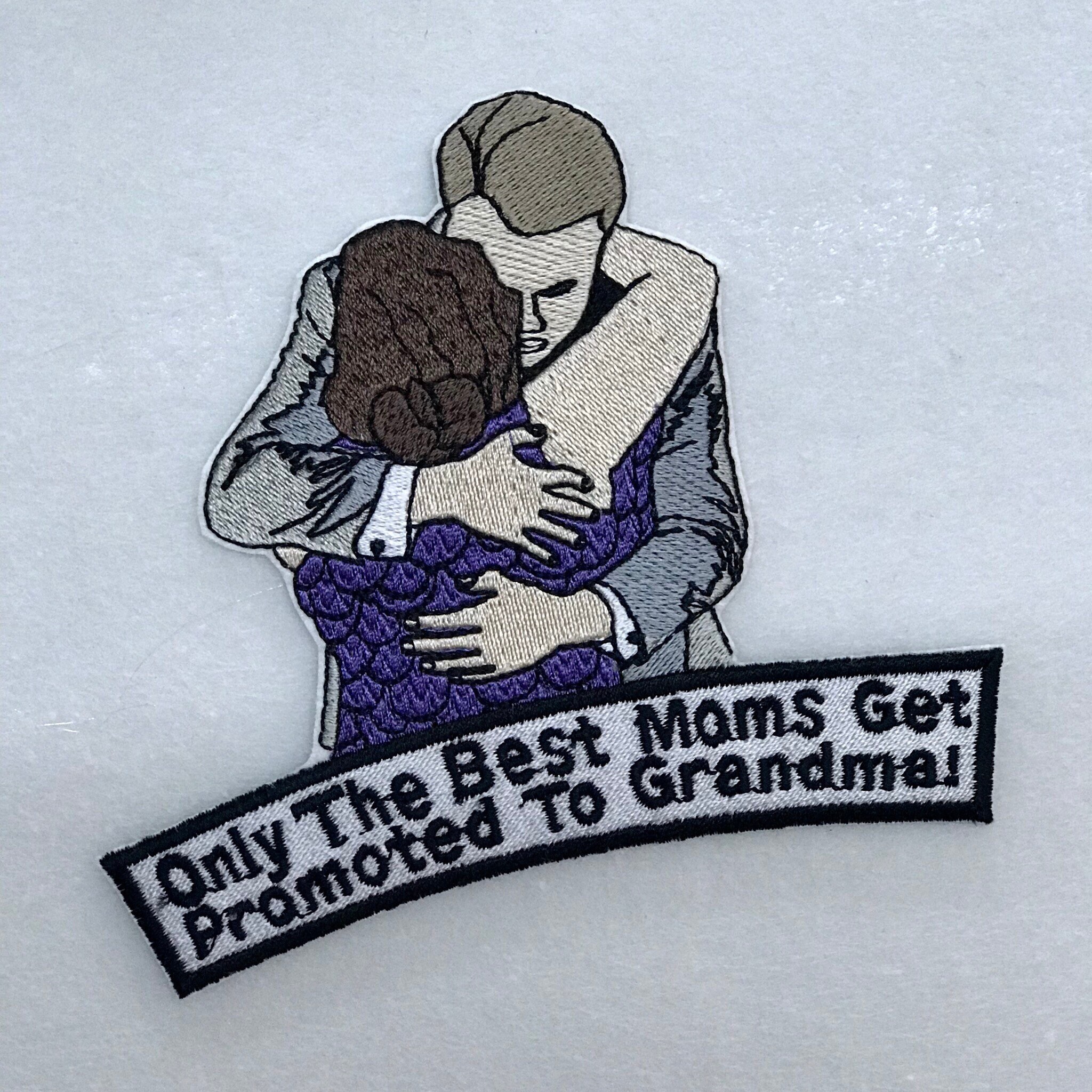 Custom Family Embroidered Patch Couple Portrait | Etsy