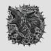 Wolf Skull Patch - Gothic Norse Wolf Head With Skulls, Chains and Heavy ...
