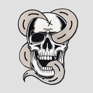 Biker Patch, Large Patch for Bikers, Iron on Backpatch, Patch for Biker ...