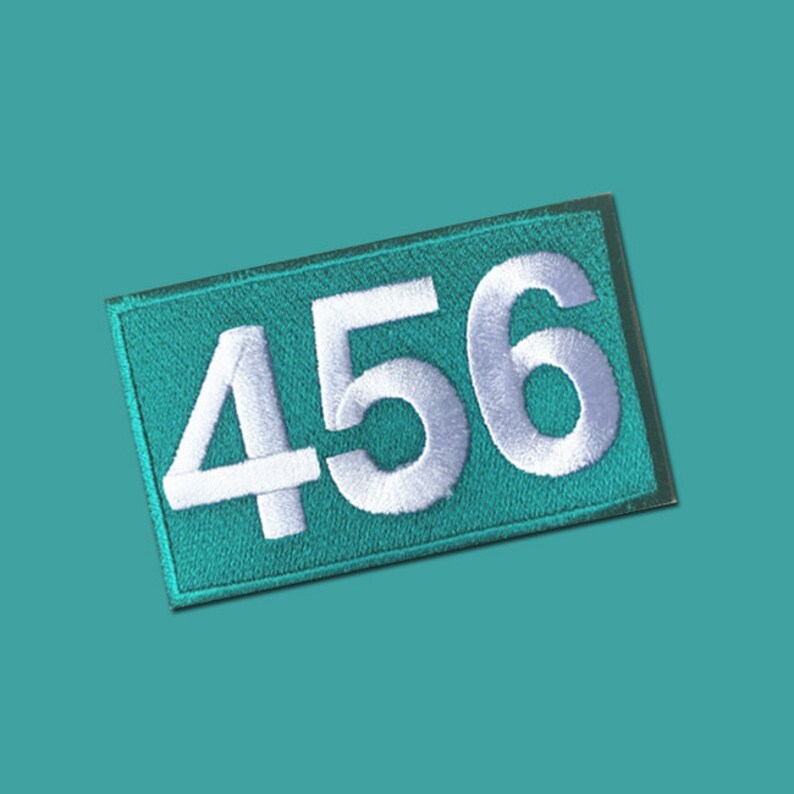 Game Embroidered Number Patch Iron on Patch 456 Game Patch - Etsy
