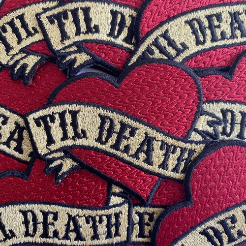 Till Death Iron-on Patch Pinky Promise Embroidered Patch - Etsy