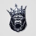 Large Embroidered Gorilla Patch, Embroidery Patch, Iron on Patch ...