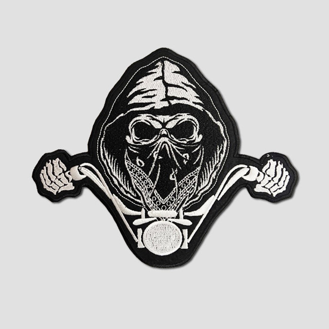 Skeleton Embroidered Patches Stay Weird Skull Head Patches - 2 Pack ...