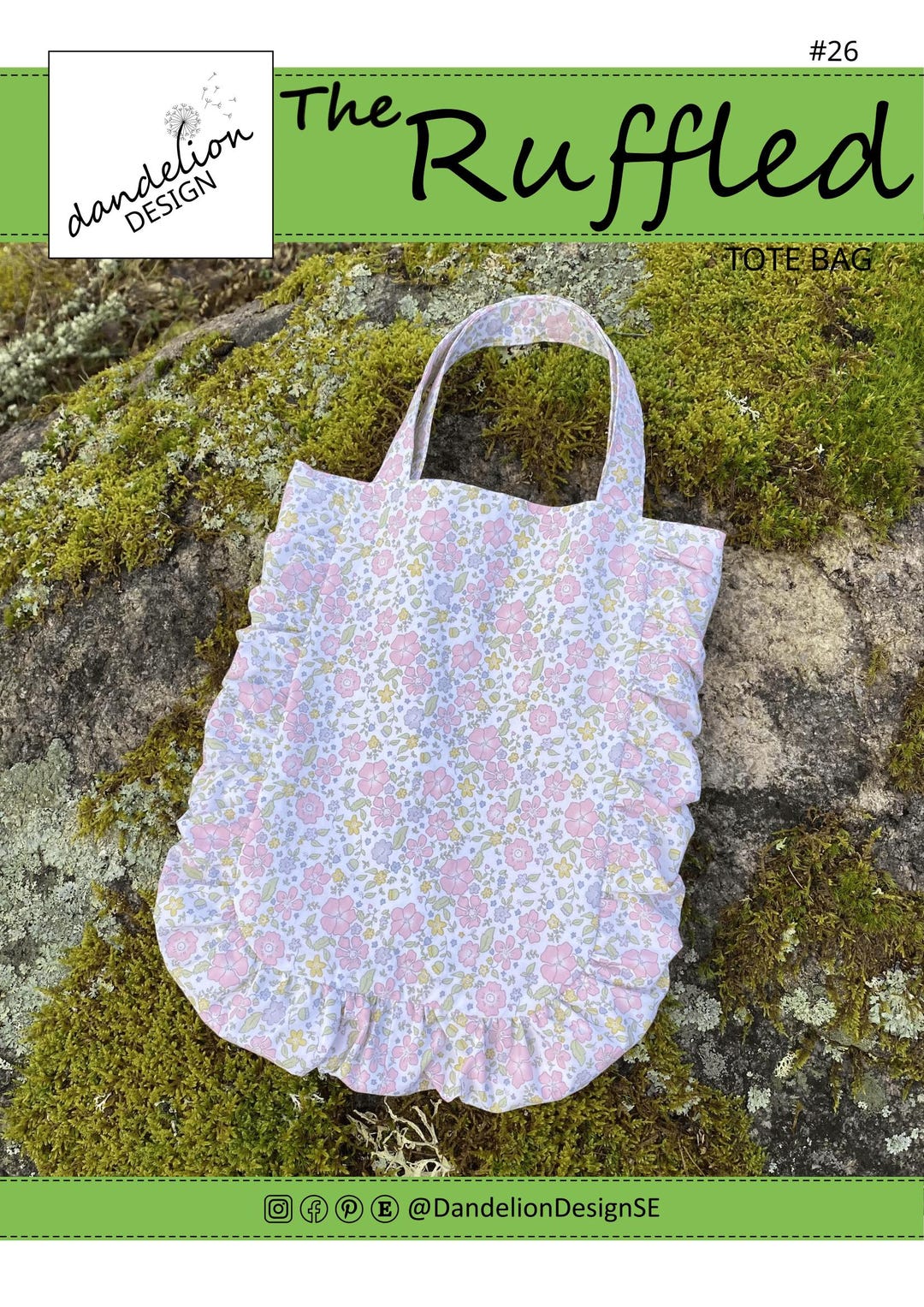 The Ruffled - Tote Bag - Sewing Pattern PDF. - Etsy