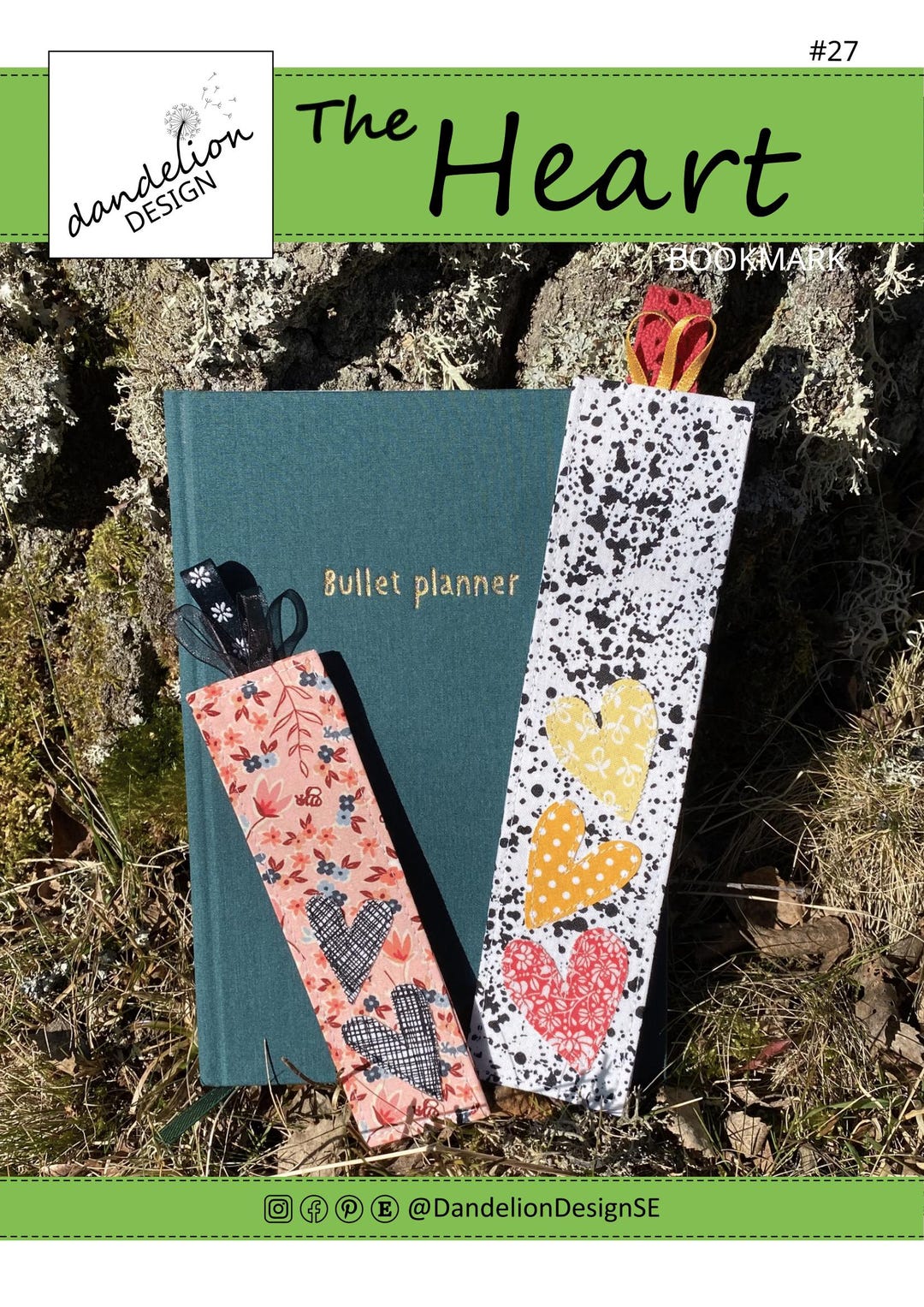 The Heart - Bookmark - Sewing Pattern PDF. - Etsy
