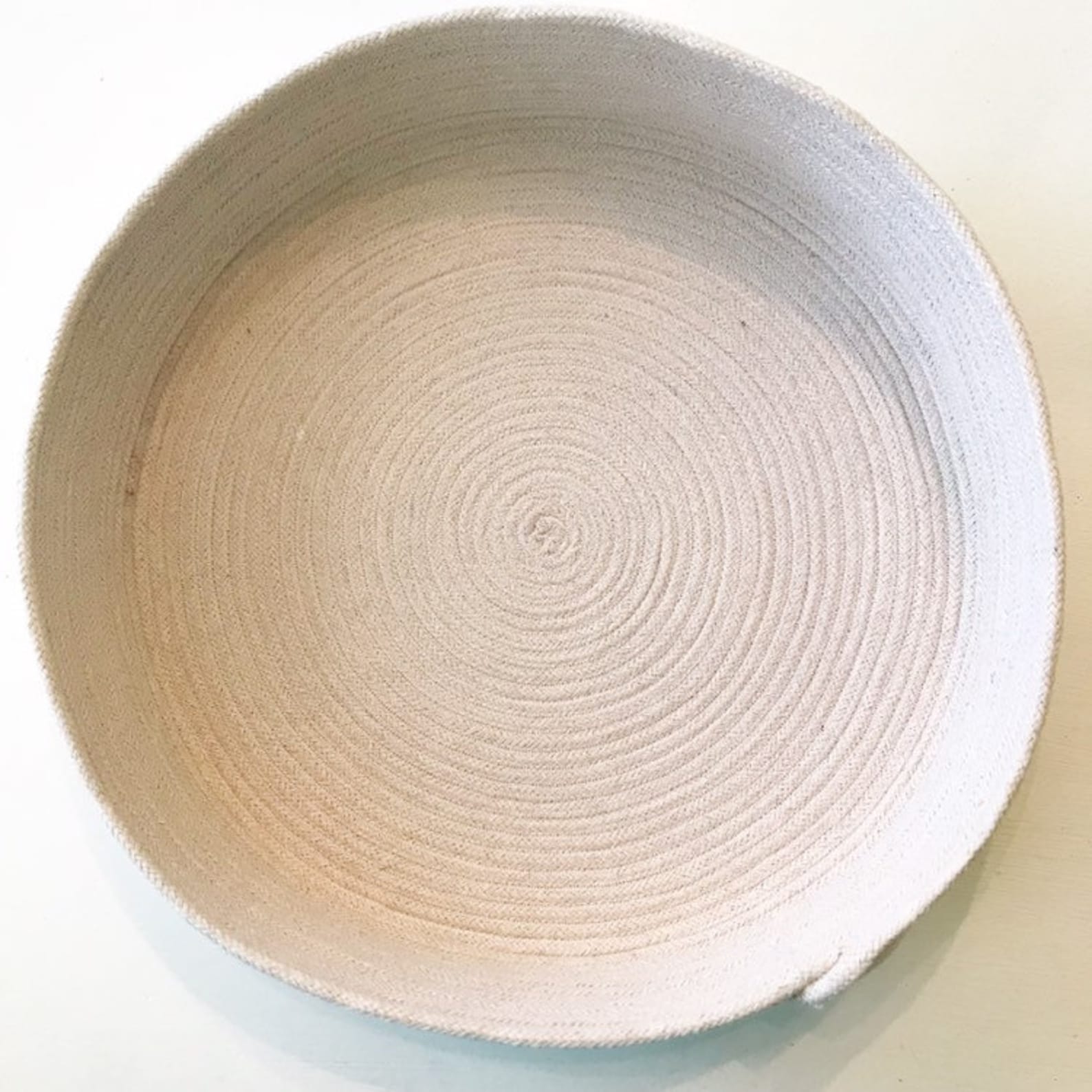 Large Natural Rope Bowl - Etsy