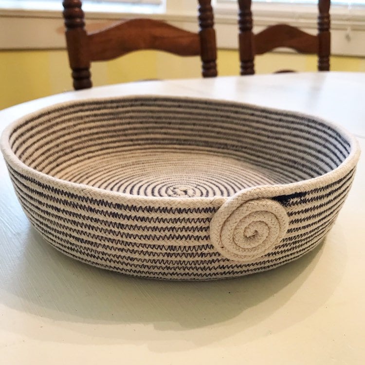 Round Basket - Large Solid Color - Etsy