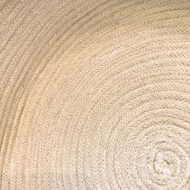 Natural Rope Basket - Medium Round - Etsy
