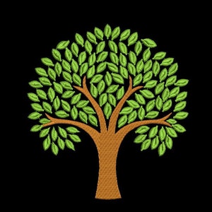 Tree Machine Embroidery Designcoffee Tree Embroidery Pattern - Etsy