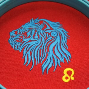 Leo - Zodiac Sign - Machine Embroidery Design, 3 Sizes, Pes, Dst, Hus ...