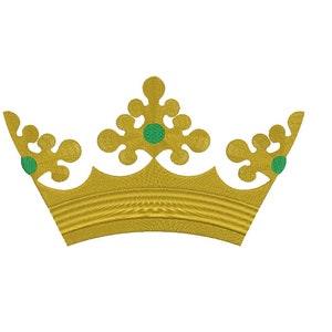 Crown Machine Embroidery Design. Tiara Embroidery Pattern. Pe/pes/hus ...