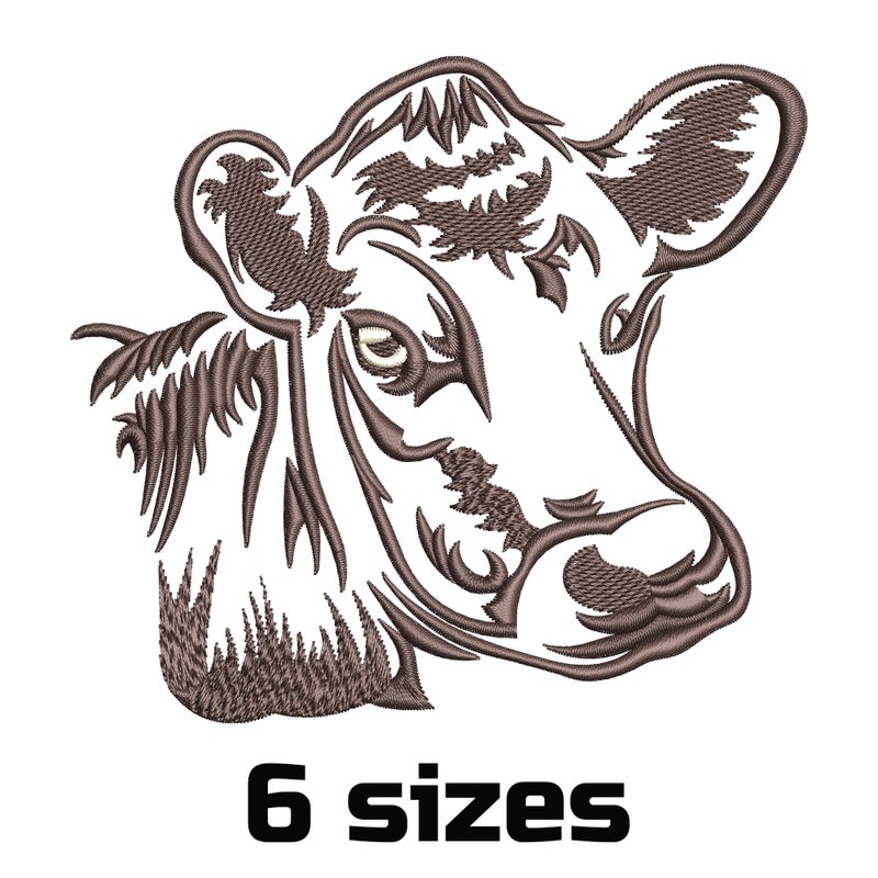 Cow Applique Design - Etsy