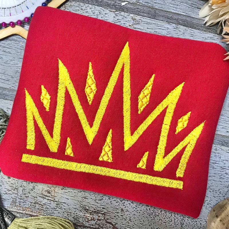 Crown Embroidery Pattern - Etsy