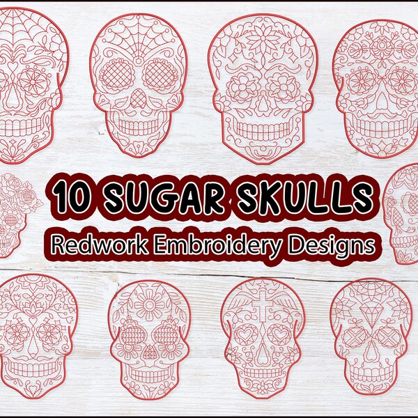 Sugar Skull Pes - Etsy