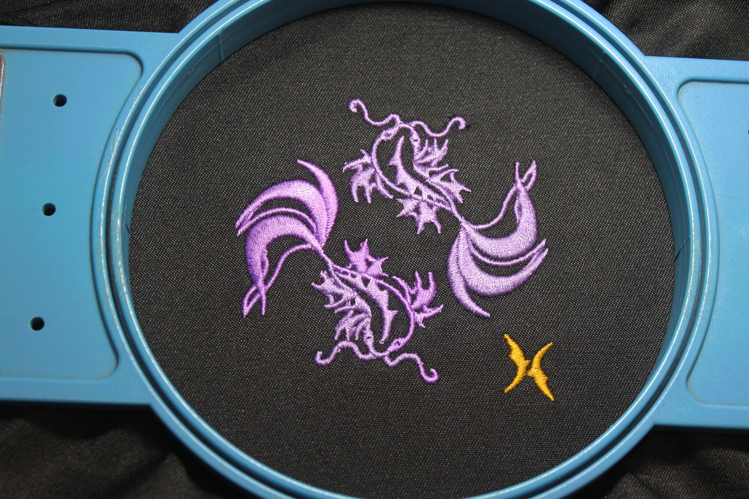 Pisces Zodiac Sign Machine Embroidery Design 3 Sizes - Etsy