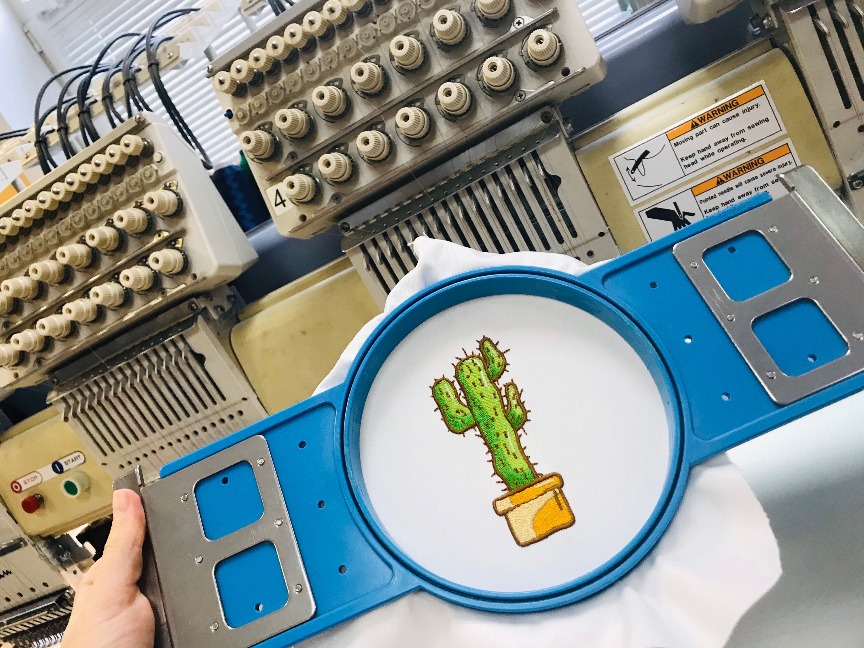 Cactus/succulent Machine Embroidery Design. Pes Dst Hus | Etsy