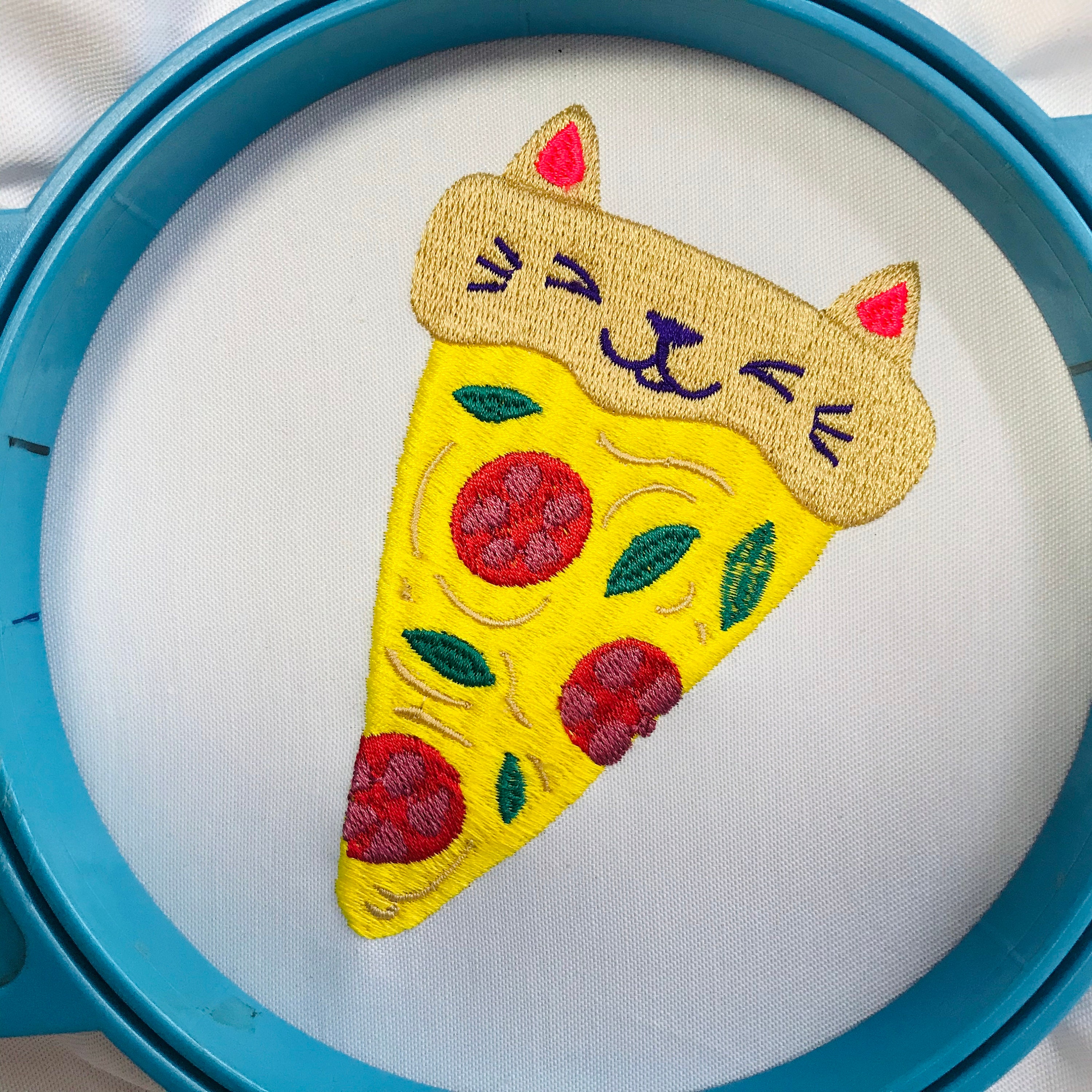 Kawaii Pizza Machine Embroidery Design. Kawaii Cute Japanese - Etsy