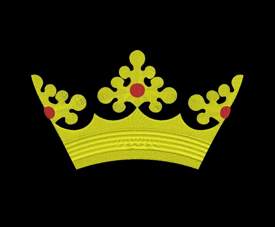 Crown Machine Embroidery Design. Tiara Embroidery Pattern. | Etsy