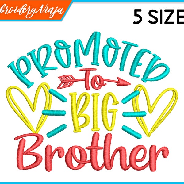 Little Brother Machine Embroidery Design - Etsy