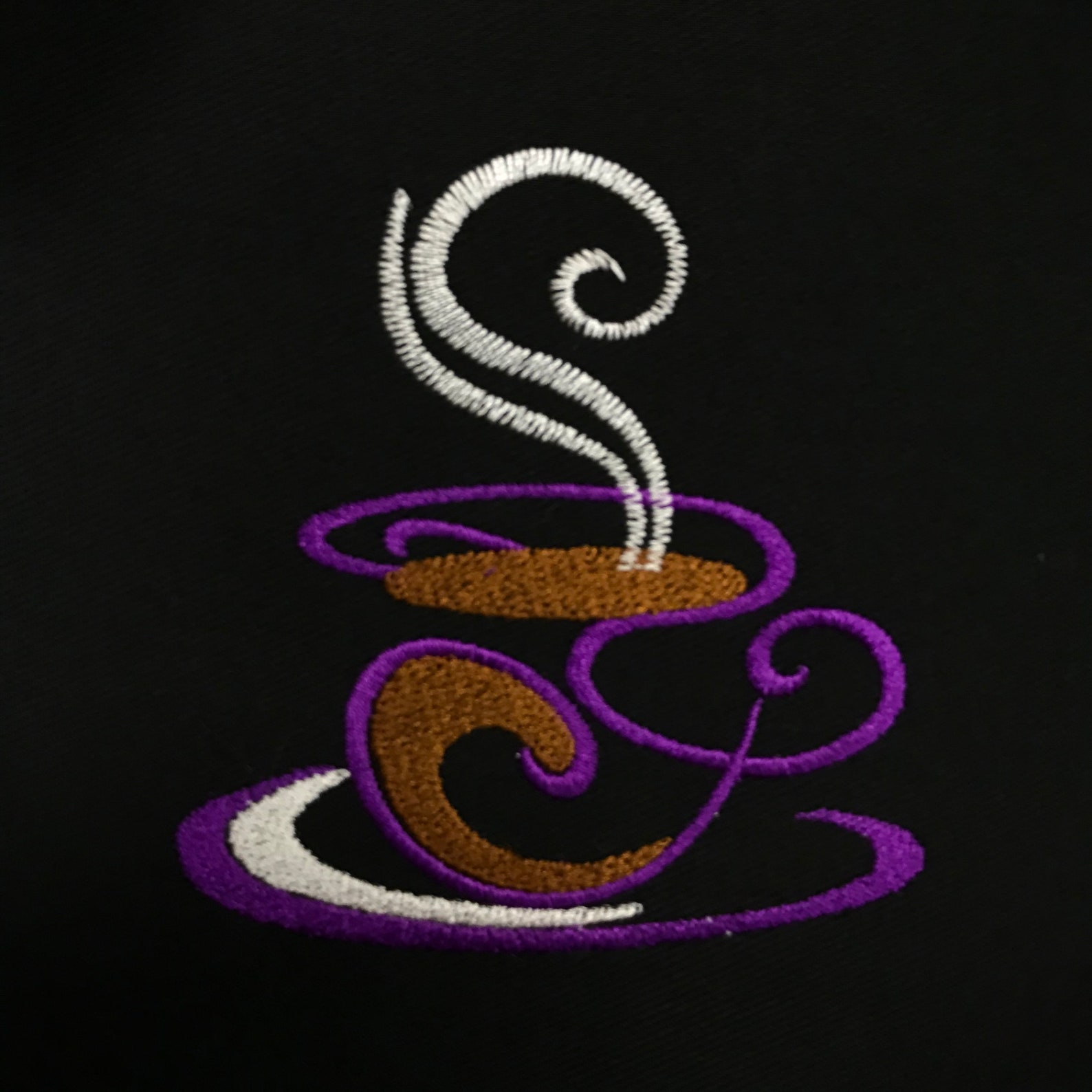 Machine Embroidery Design Coffee Cups INSTANT DOWNLOAD Kitchen - Etsy