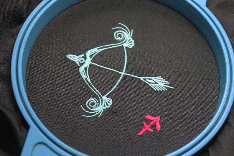 Sagittarius Zodiac Sign Machine Embroidery Design 3 - Etsy