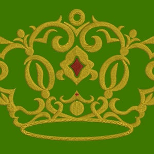 Crown Embroidery Design for Real Queens and Kings Easy and - Etsy