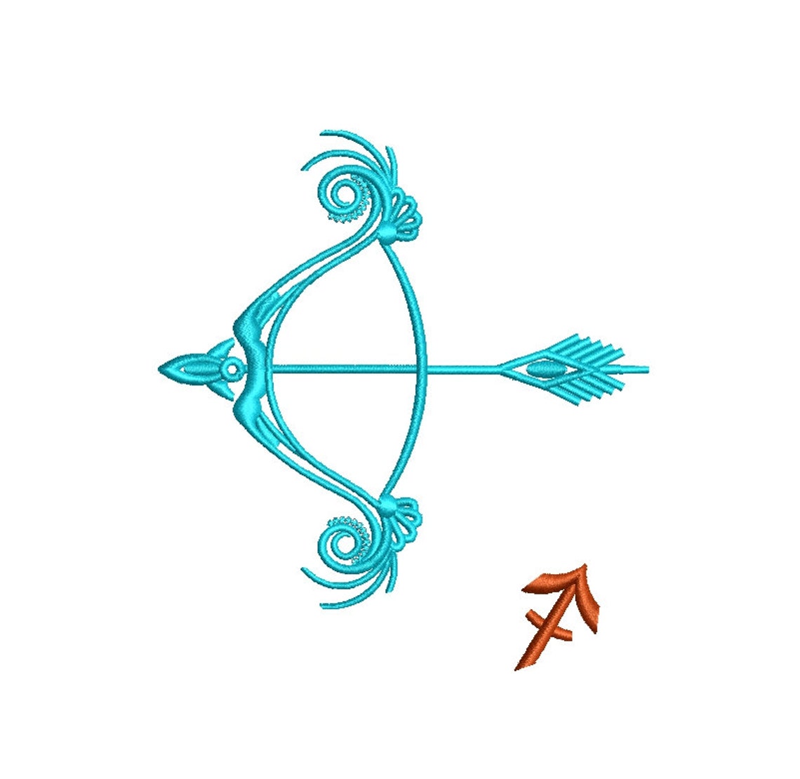 Sagittarius Zodiac Sign Machine Embroidery Design 3 | Etsy