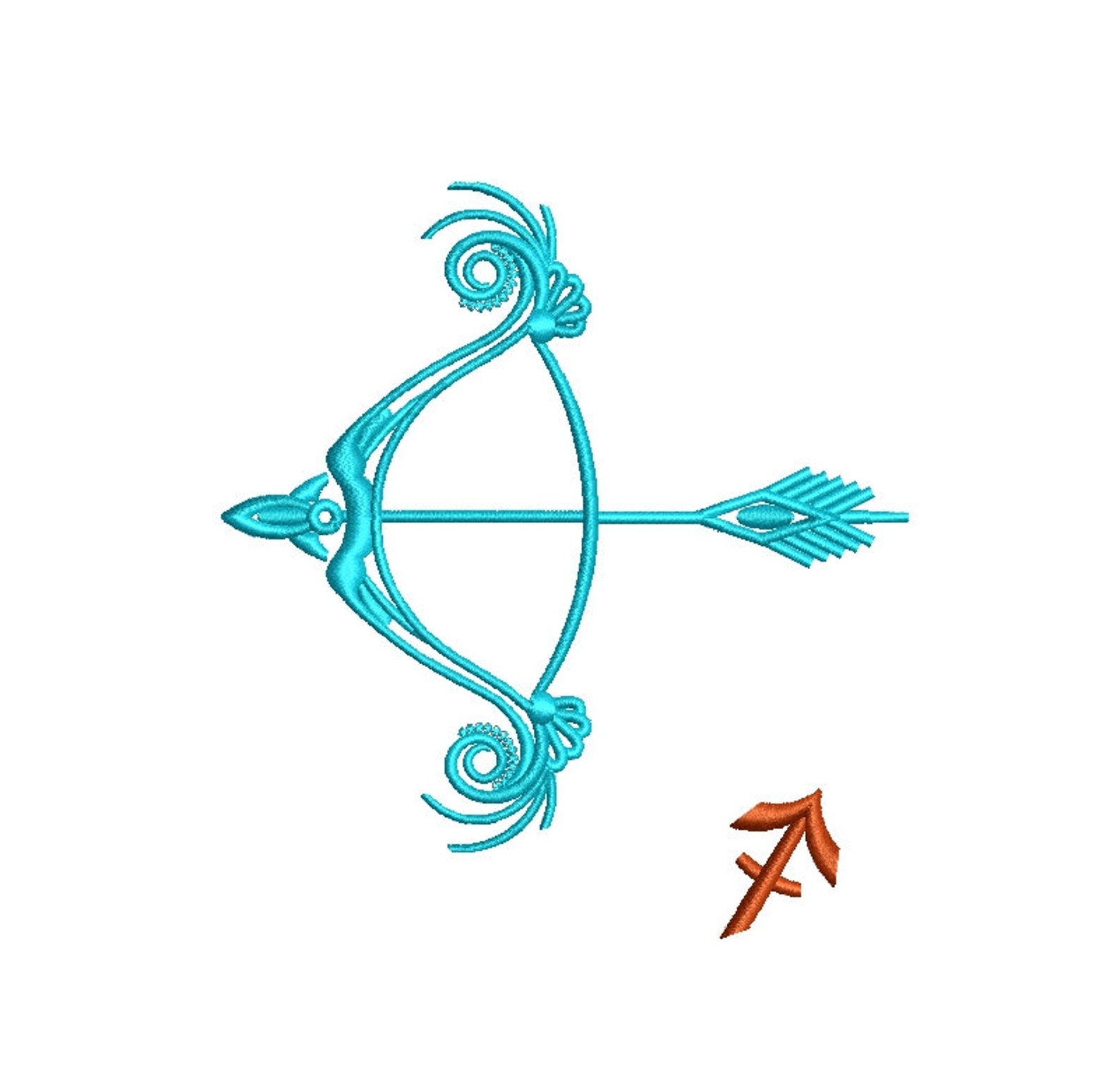 Sagittarius Zodiac Sign Machine Embroidery Design 3 | Etsy