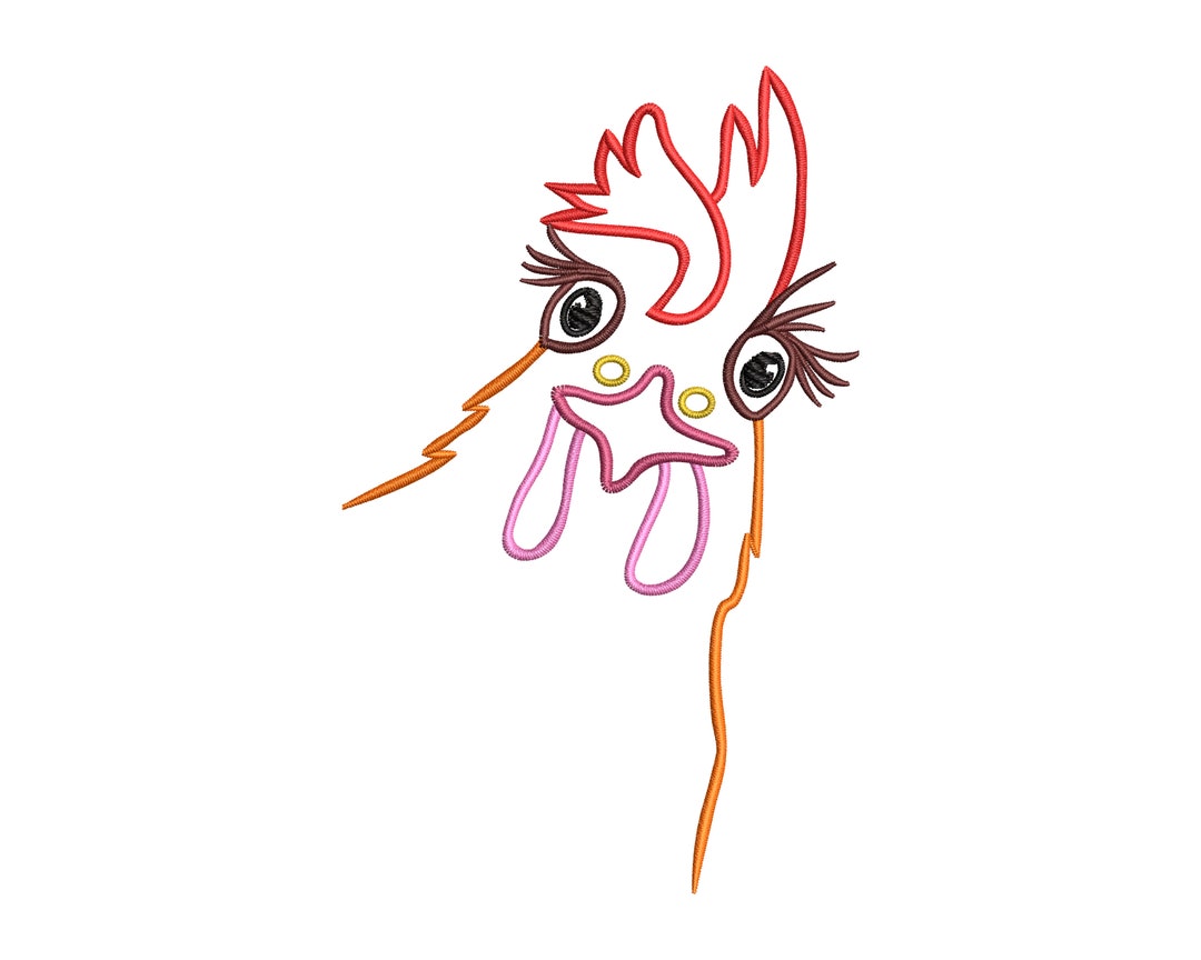 Funny Rooster Machine Embroidery Design 5 Sizes, Easy Embroidery, Farm ...