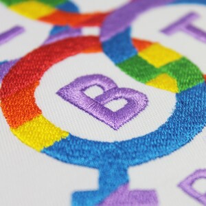 LGBT Sexes Signs Logo. Pride/love/rainbow Machine Embroidery Design ...